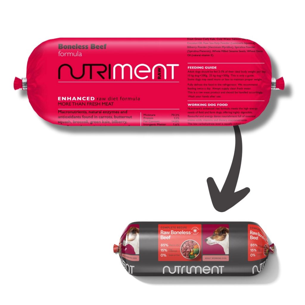Nutriment Beef Formula (boneless) - One Of The Family Raw Dog Food