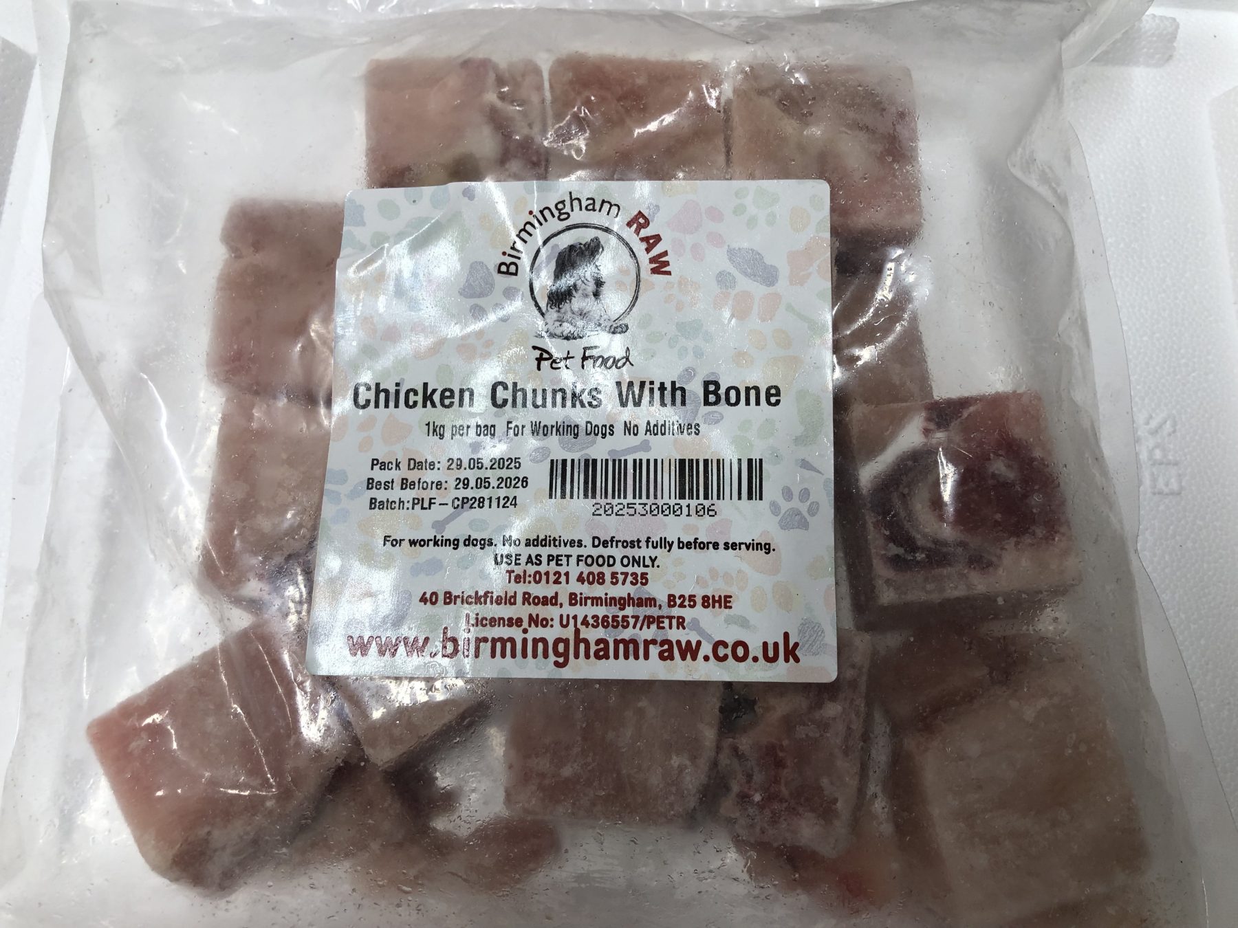 *New* Birmingham Raw Chicken Chunks with Bone 1kg - One Of The Family ...