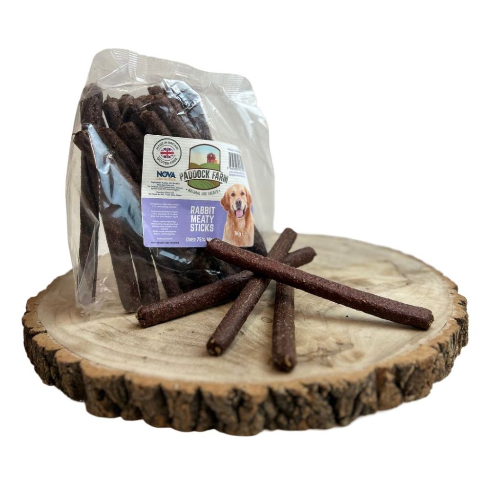 *NEW* Nova Dog Chews ~ Rabbit Meaty Stick - One Of The Family Raw Dog Food