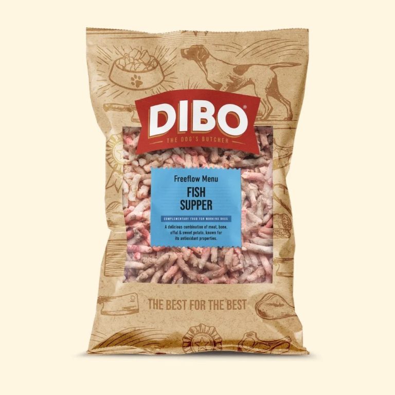 *NEW* DIBO Free Flow Mince Fish Supper 1kg - One Of The Family Raw Dog Food