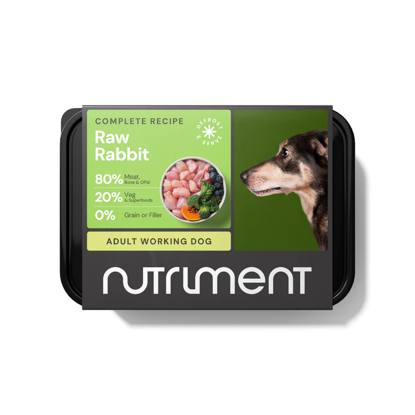 Nutriment ~ Raw Rabbit 500g - One Of The Family Raw Dog Food